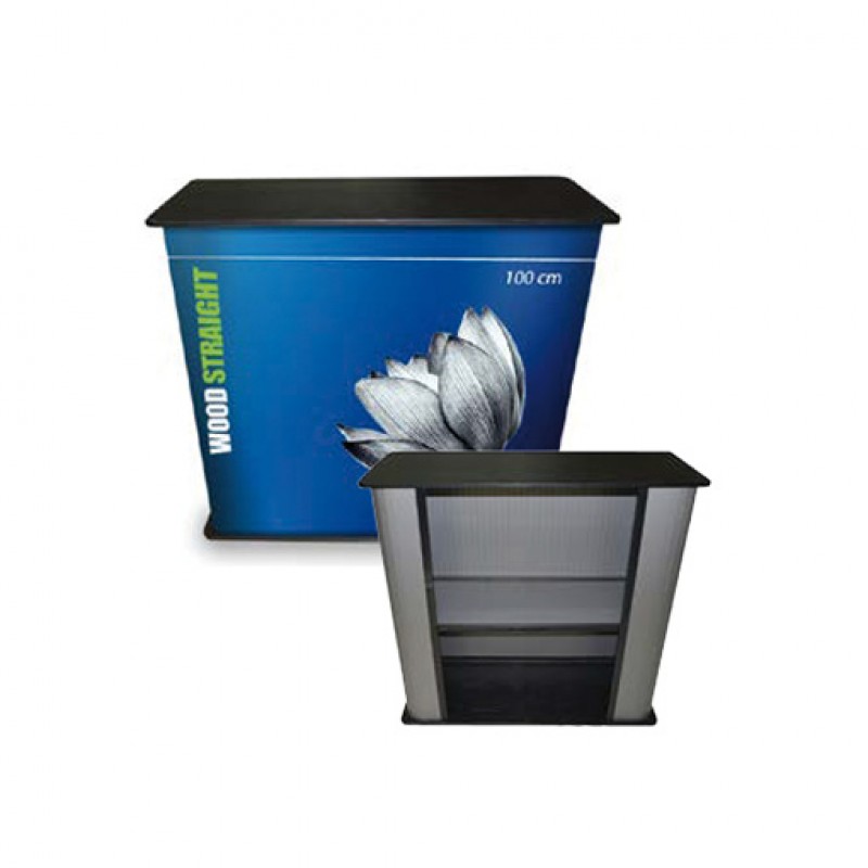 COMPTOIR BOIS/PLASTIQUE DROIT 1000X940MM | Net Pub 31